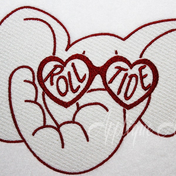 Roll Tide Embroidery Design - Etsy