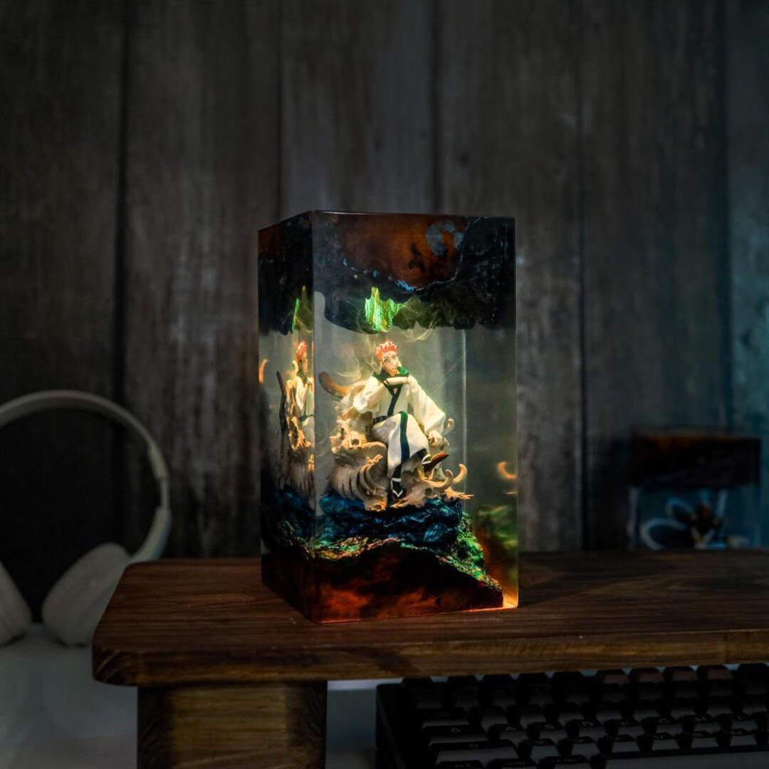 Jujutsu Kaisen Sukuna Night Light, Handmade Resin Epoxy Anime Lamp, LED ...