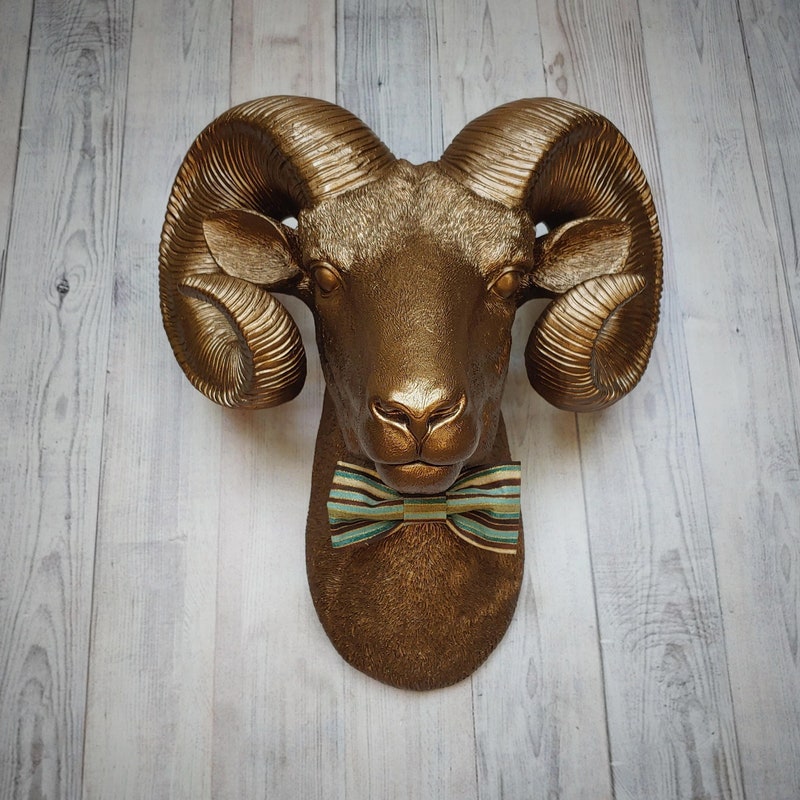 Faux Ram Head - Etsy