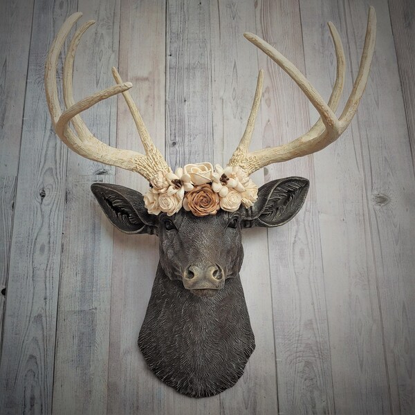 Deer Head Wall Decor - Etsy