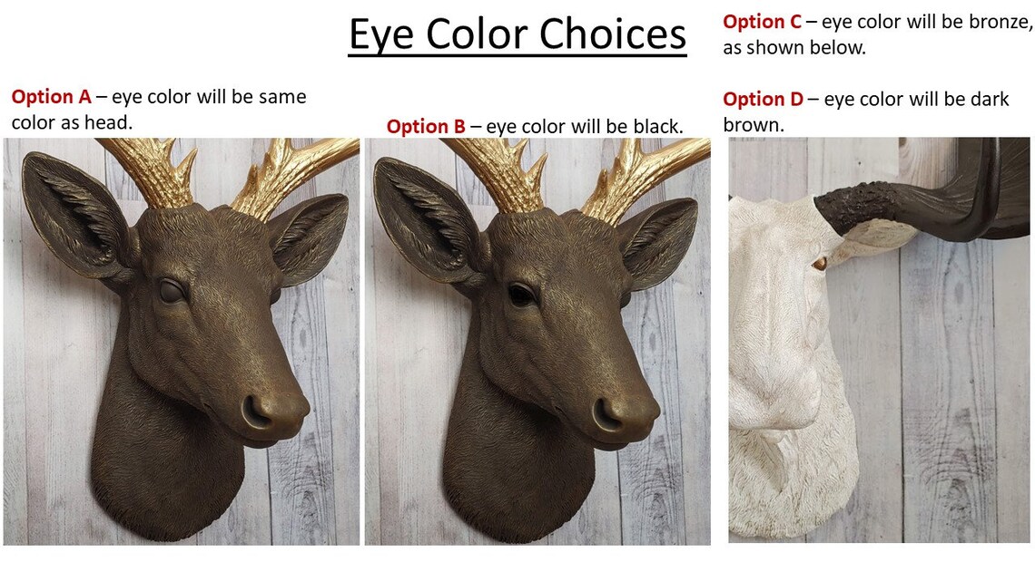 Faux Moose Head Moose Head Wall Decor Faux Taxidermy Moose | Etsy