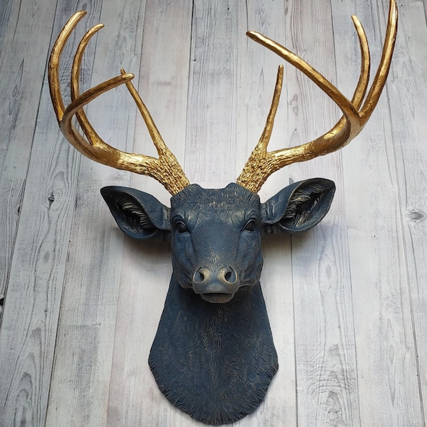 Stag Head - Etsy