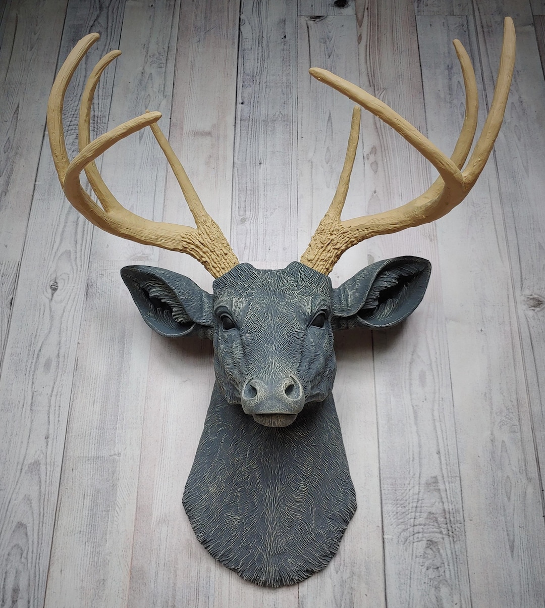 Faux Taxidermy Deer Head Wall Mount - Etsy