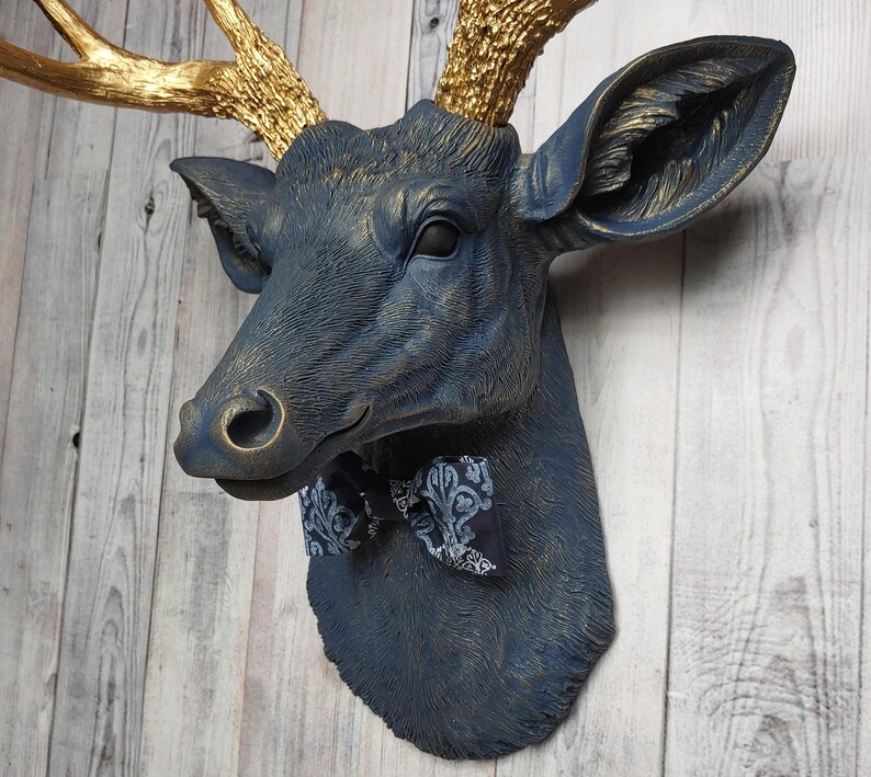 Faux Taxidermy Deer Head Wall Mount, Fake Stag Decor - Etsy