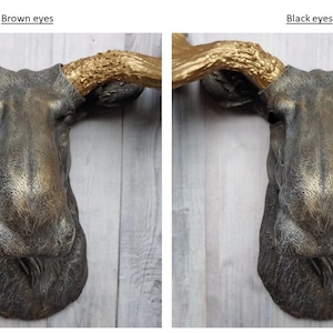 Faux Moose Head, Moose Head Wall Decor, Faux Taxidermy Moose Head - Etsy