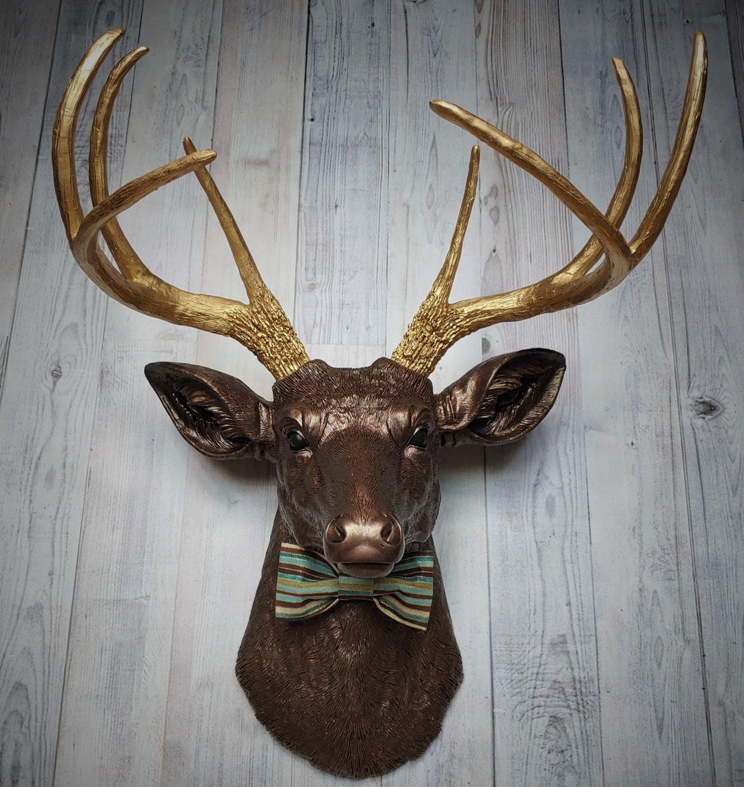 Faux Taxidermy Deer Head, Deer Head Wall Mount, Stag Head Wall Mount - Etsy