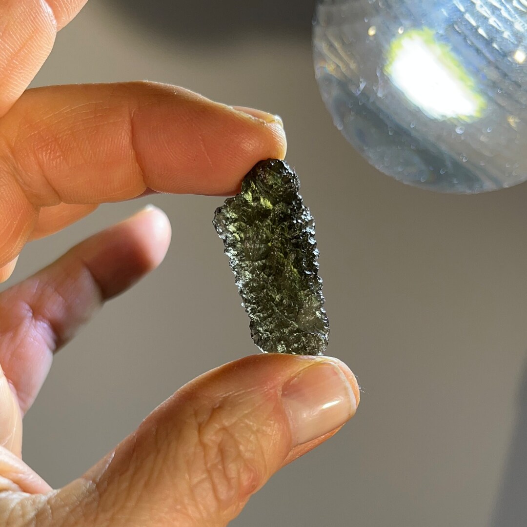 Moldavite (rough) 'ghost Wing' Entity Stone (3.57gr) Healing Crystal - Etsy