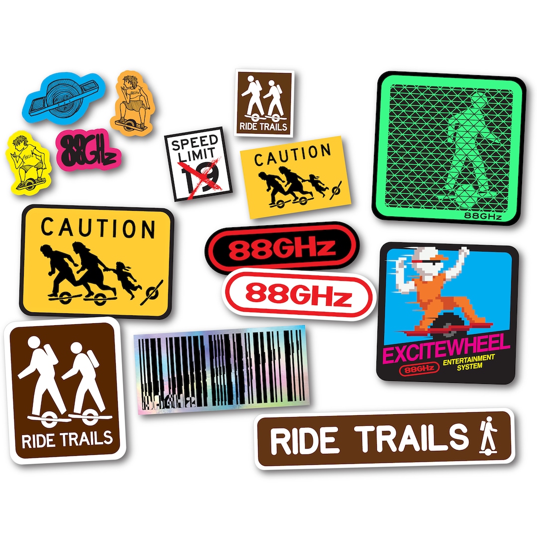Onewheel Stickers: 15-sticker "kitchen Sink" Pack - Etsy