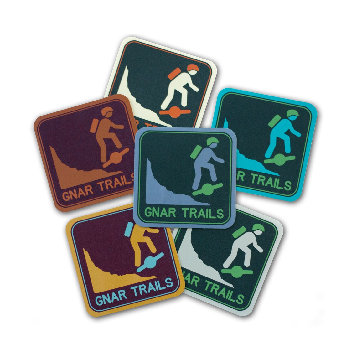Onewheel Sticker: Gnar Trails earth Tones Edition - Etsy