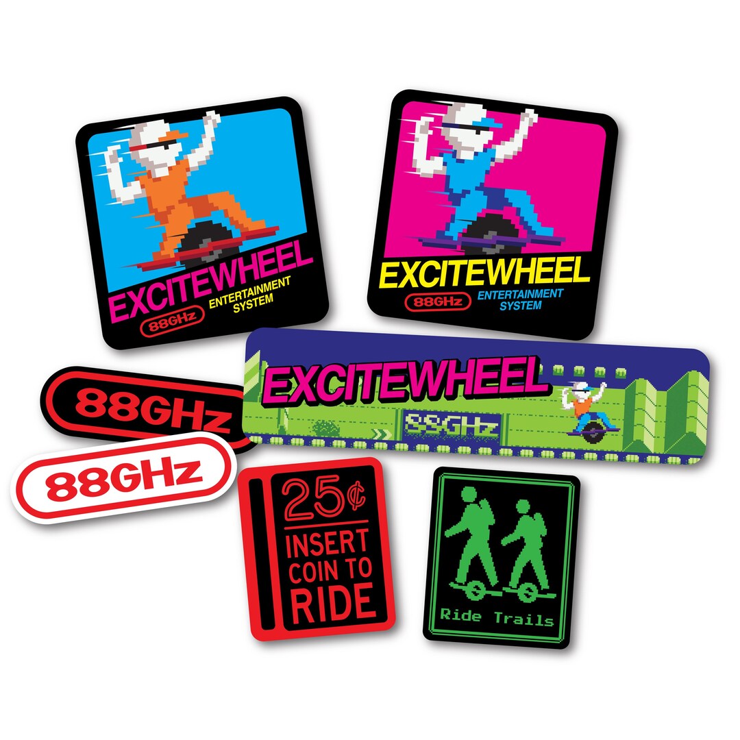 Onewheel Stickers: 7-sticker "we Game, We Ride" Pack - Etsy