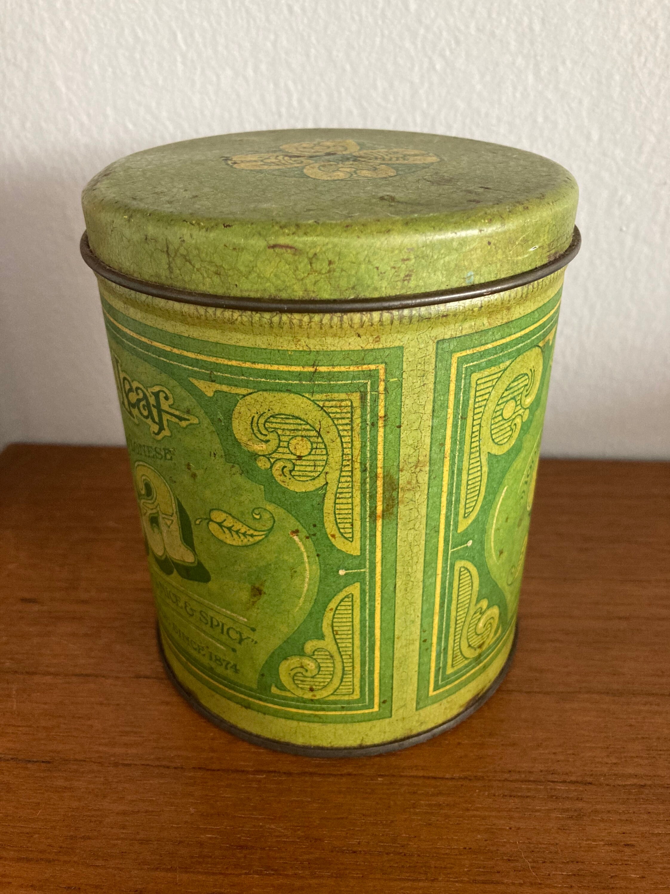 Vintage Tea Tin - Etsy