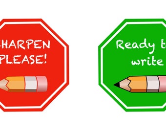 Ready to Write Please Sharpen Svg - Etsy