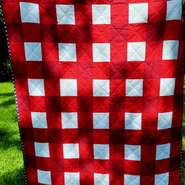 Gingham Quilt - Etsy