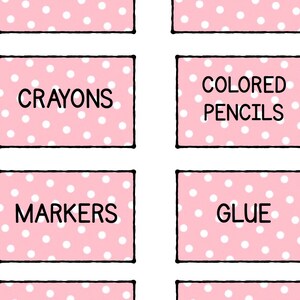 Ready to Write/sharpen Please Teacher Tools Pencil Holder Labels Pink ...
