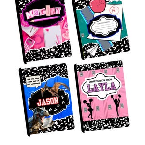 Composition Book Covers 26 Options! | Back to School Supplies ...