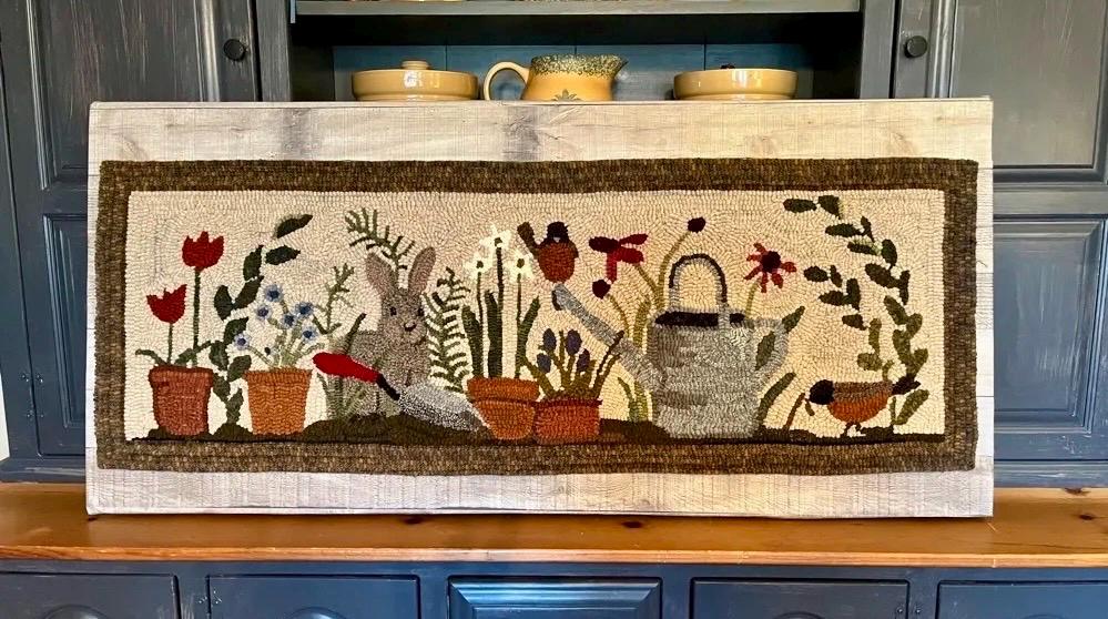 Garden Party- Rug Hooking Pattern - Etsy