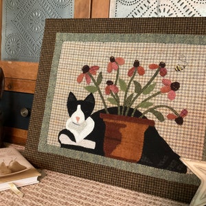 Cat Nap Appliqué Pattern - Etsy