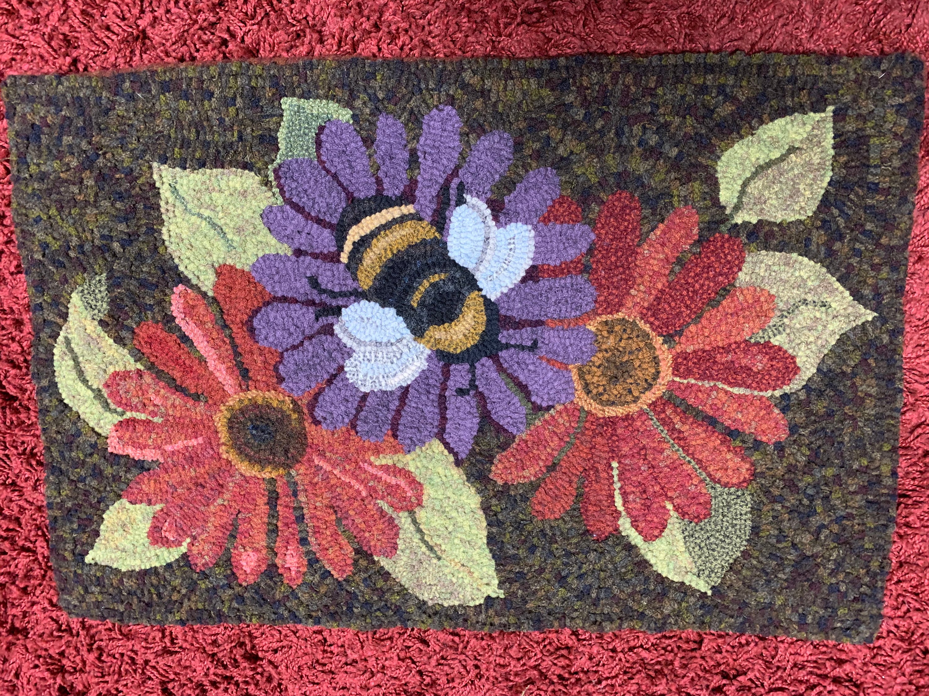 Whats the Buzz FLOWER Powerpattern for Rug Hooking - Etsy