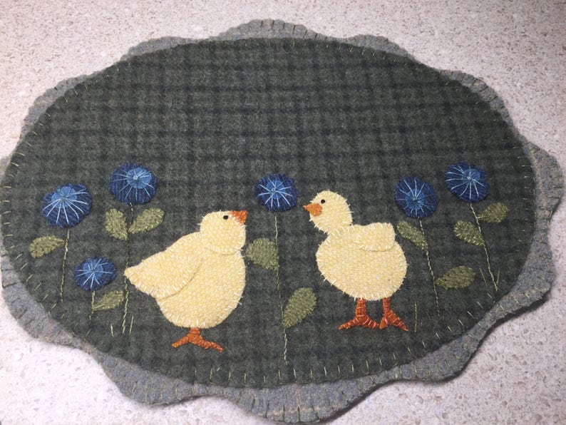 Spring Fling Wool Appliqué Pattern - Etsy