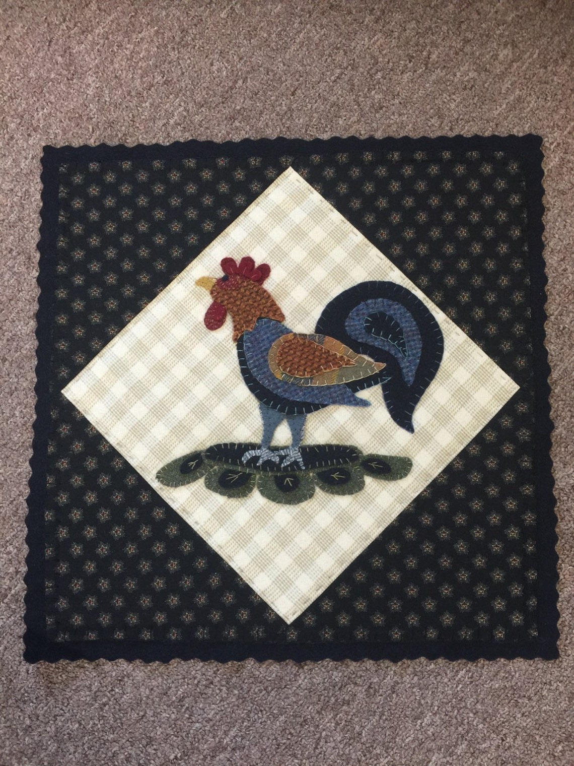 Key West Crooner "wool Applique Pattern" - Etsy