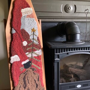 The Man With the Bag! Rug Hooking Pattern on Linen - Etsy