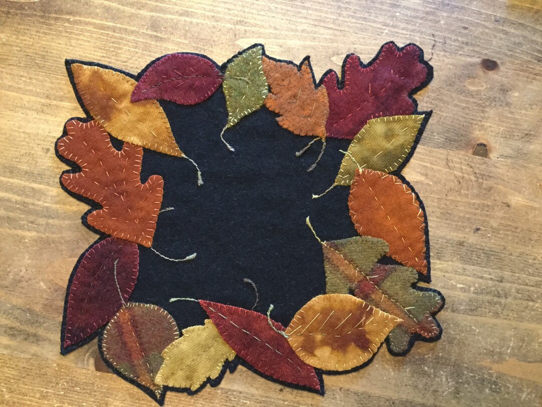 Colors of Fall Pattern for Wool Appliqué - Etsy