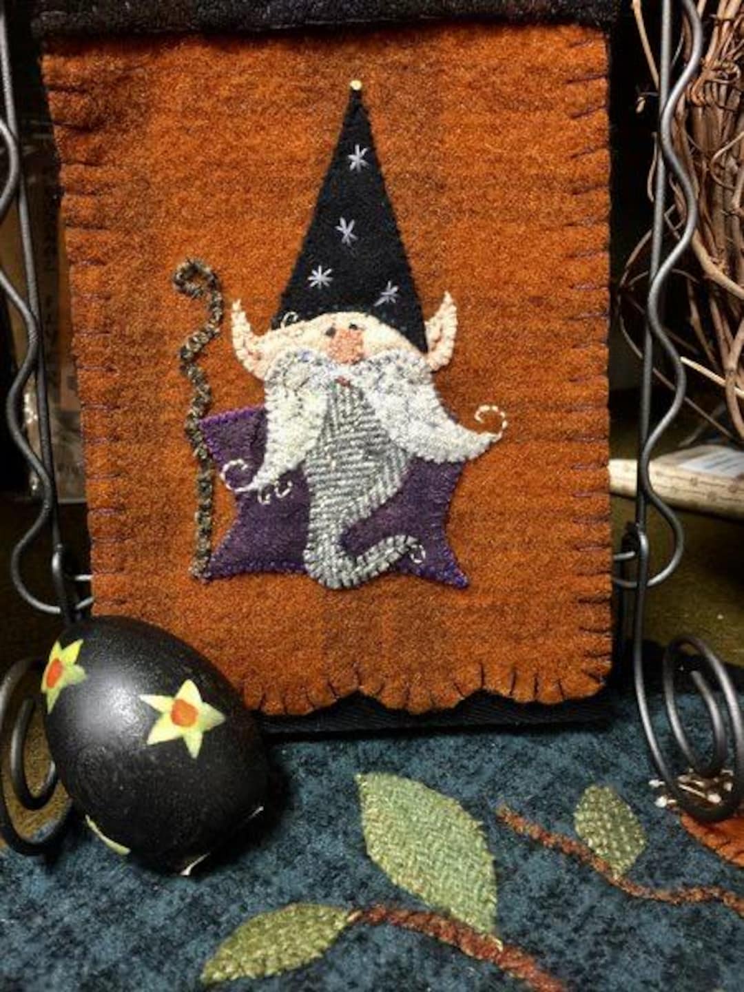 Gnarly Gnome- PDF Wool Appliqué Pattern - Etsy