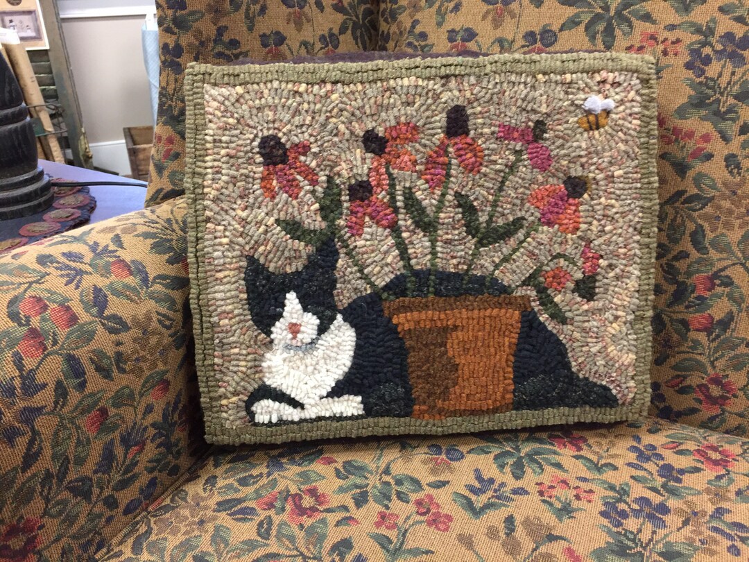 Cat Nap- Rug Hooking Pattern- US Shipping Only - Etsy