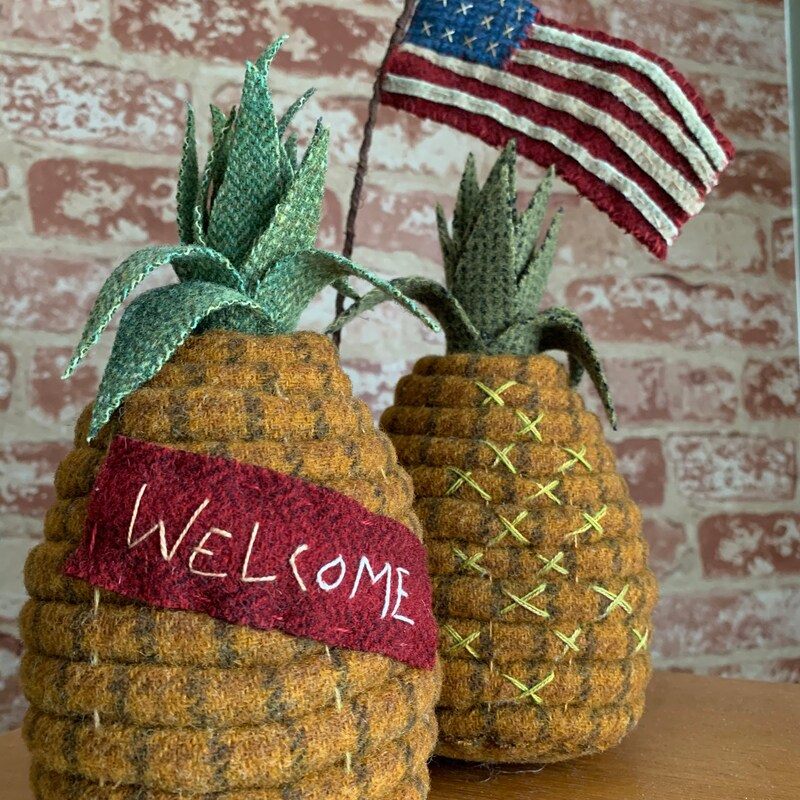 Primitive Pineapple - Etsy