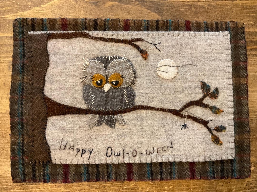 Happy-owl-o-ween-pdf Pattern - Etsy