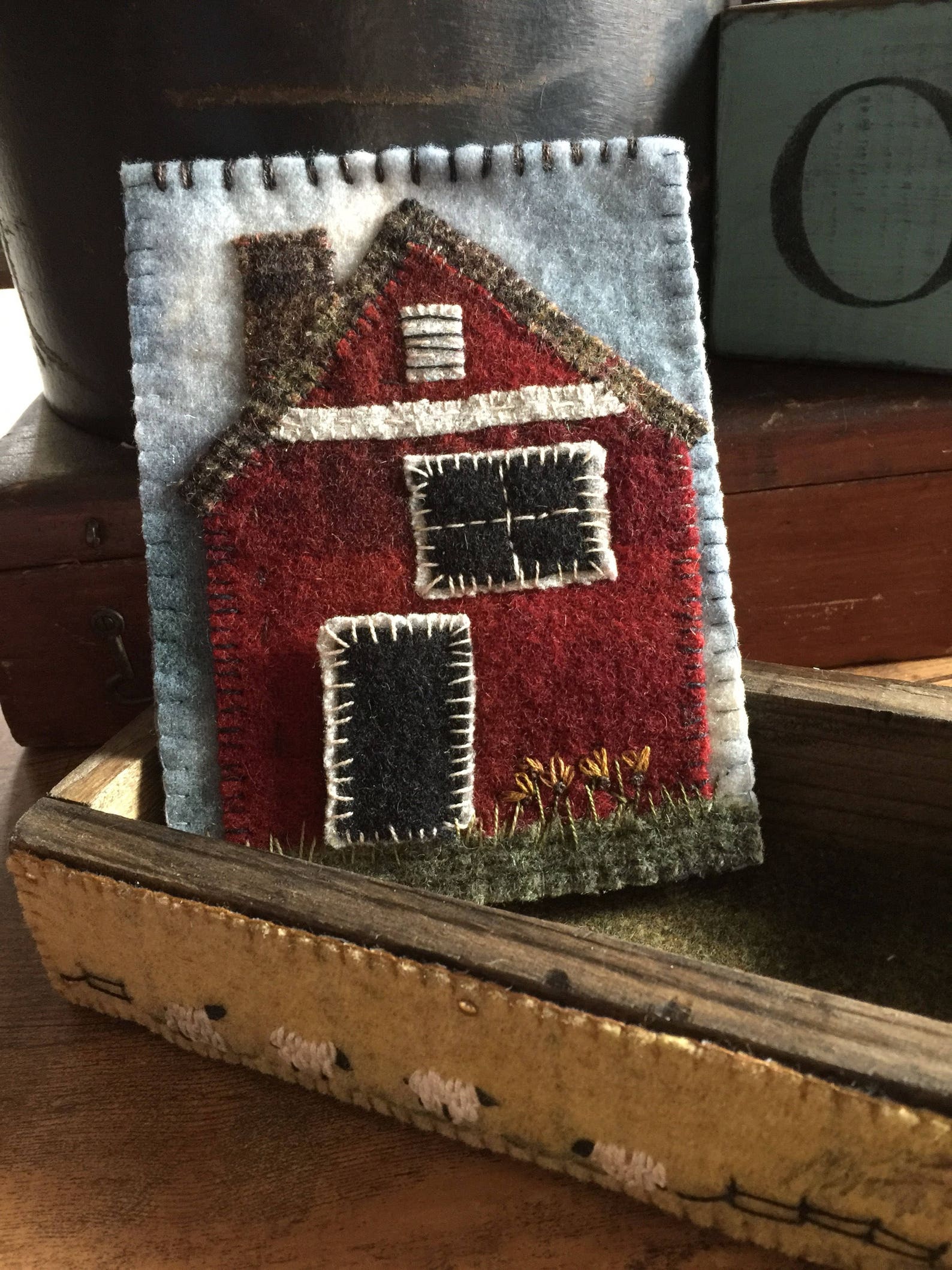 MY RED HOUSE Pattern by Susangonzalesdesigns.com - Etsy