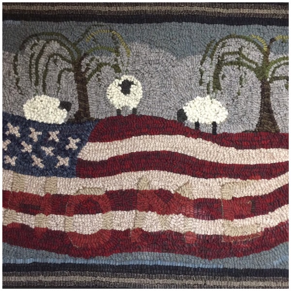 Sheep Rug Hooking Pattern - Etsy