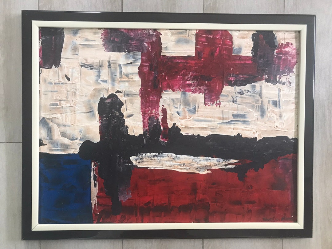 Henriette Fauteux-masse Original Oil on Board Abstract Painting - Etsy