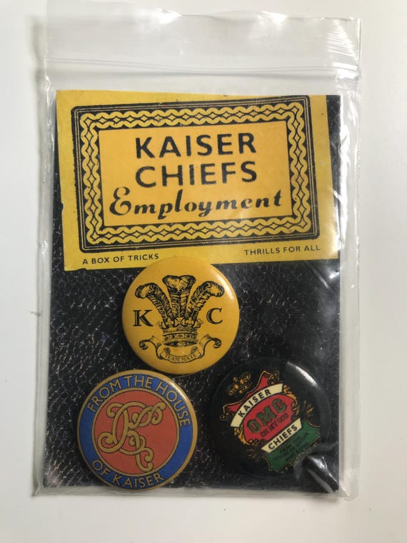 Rare promotional set of Kaiser Chiefs 'Employment' pi… - Gem