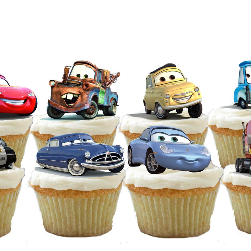 Cars Pixar Cake Topper - Etsy