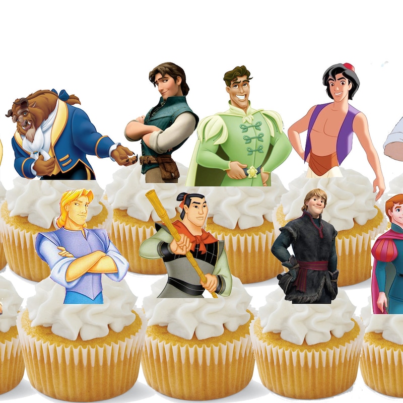 Prince Cupcake Toppers - Etsy