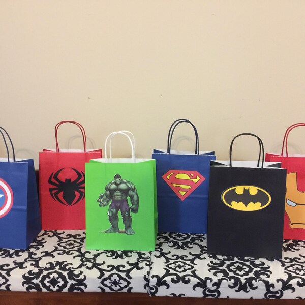Superhero Goody Bags - Etsy