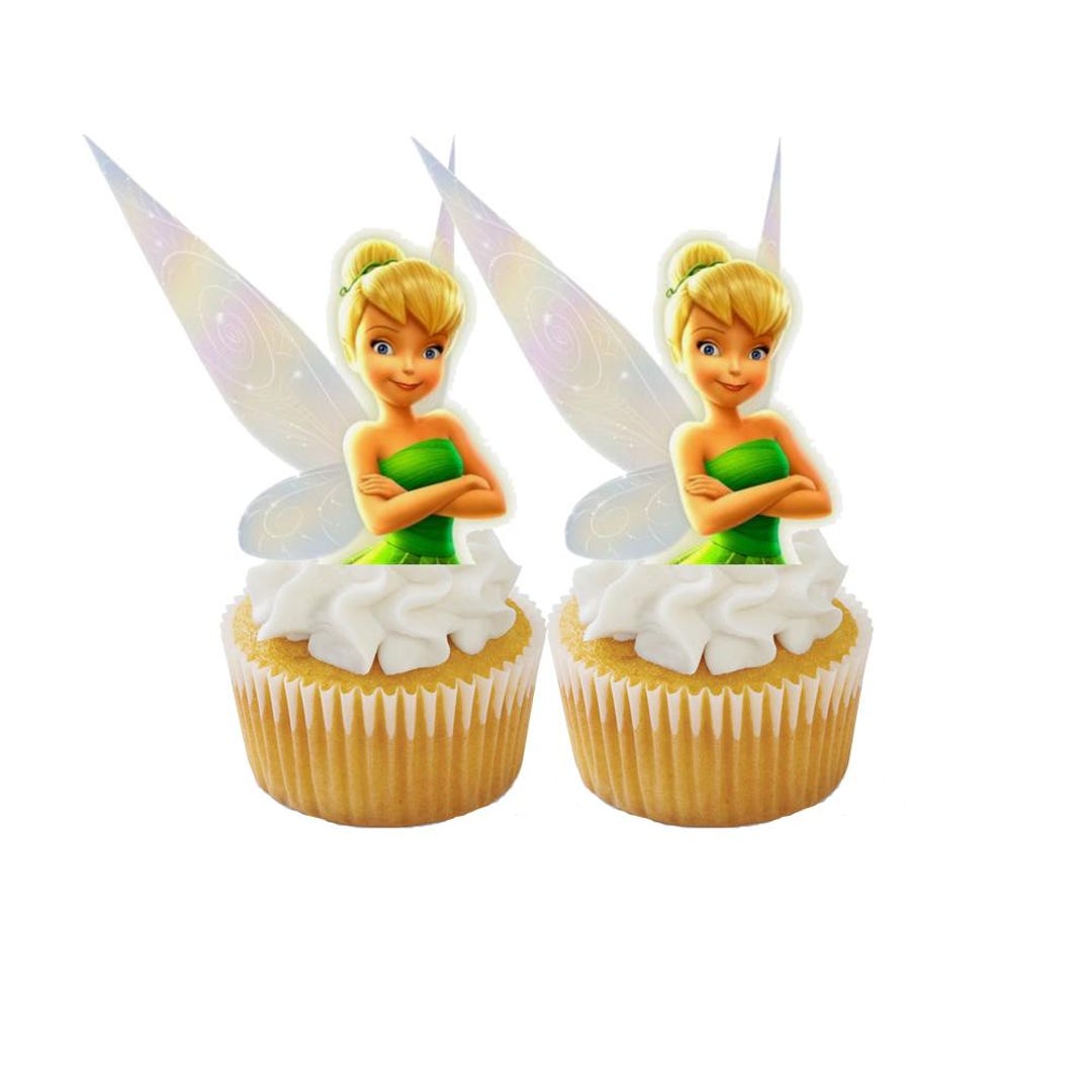 Tinkerbell Cupcake Toppers - Etsy