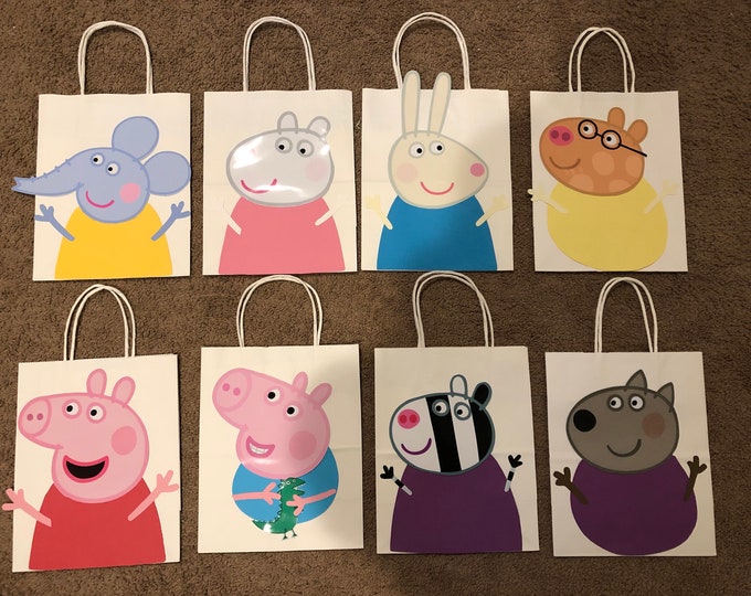 12 Pig Goodie Bags - Etsy