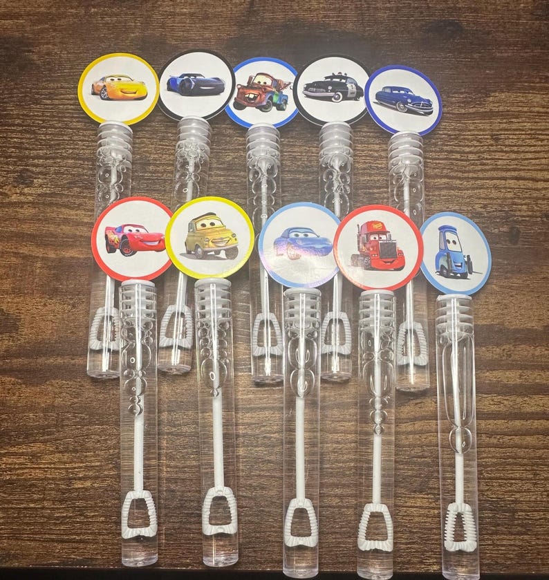 Cars Mini Bubbles Party Favors - Etsy
