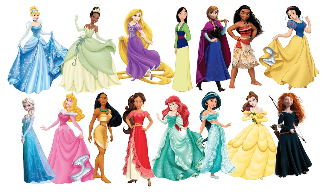 Princess Cutout(s)/cake Toppers Die Cut- 6 Inch Cutout - Etsy