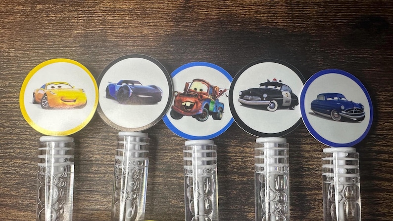 Cars Mini Bubbles Party Favors - Etsy
