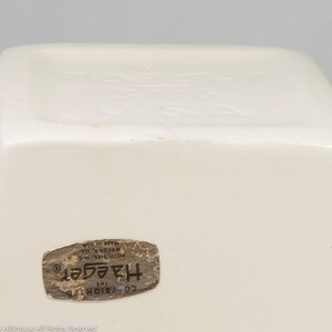 Haeger Square Planter, Haeger 3716 Matte White Vase, Mid Century ...