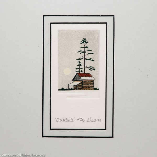 Signed Etching - Etsy