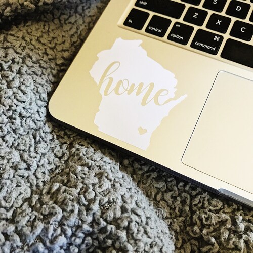 Wisconsin Home Vinyl Decal Car Window Sticker State - Etsy