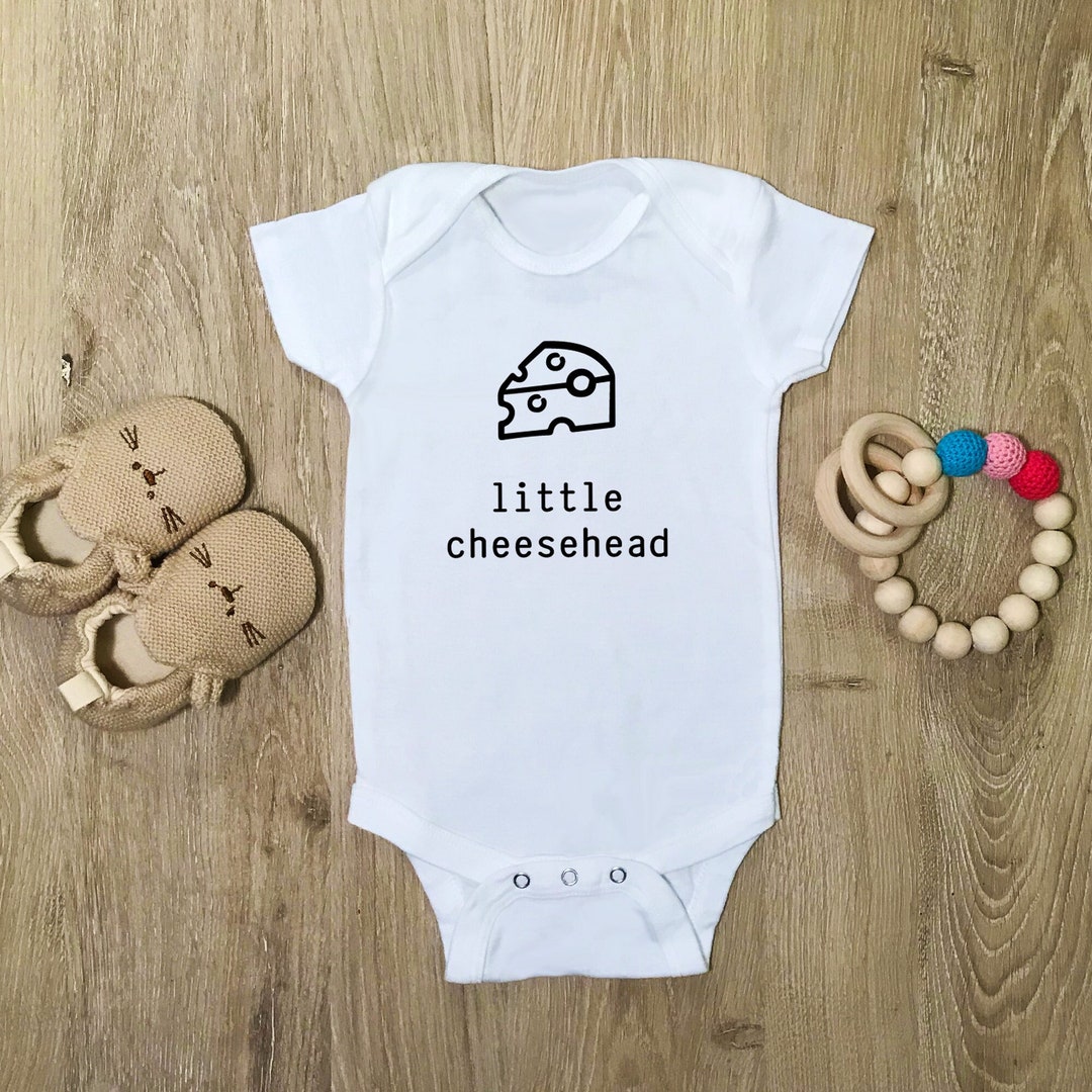 Little Cheesehead Baby Bodysuit: Wisconsin Cheese Curd Lover Gift - Etsy