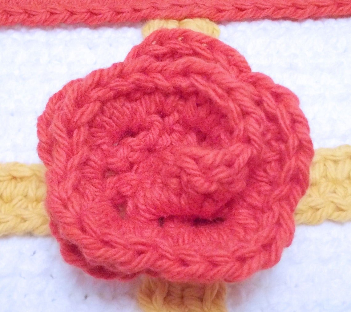 Rosicrucian Ritual Apron 3D Crochet RC Member Item Rose - Etsy