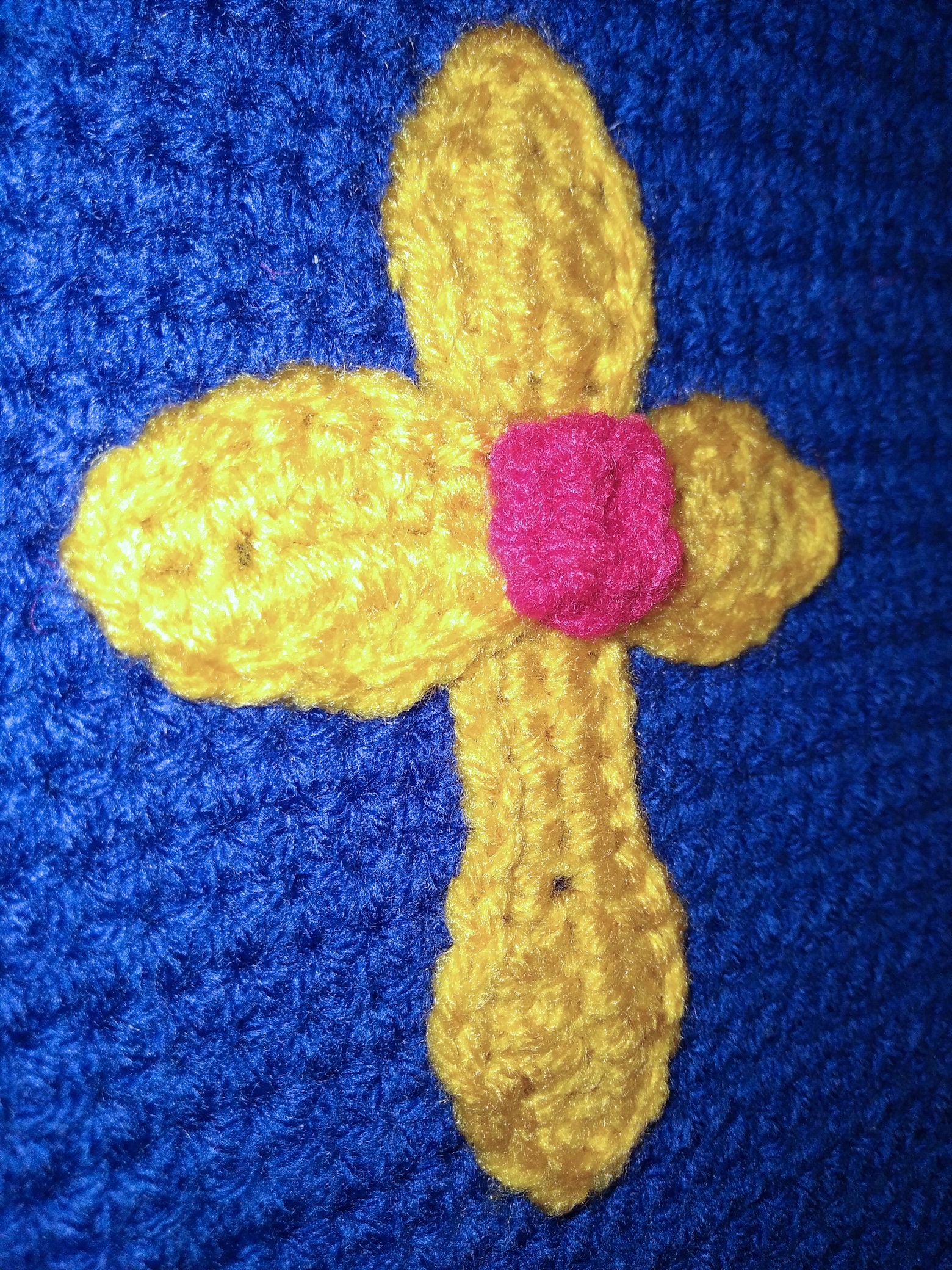 3D Crochet Art RC Cross Black or Red Rose Cross AMORC Rosicrucian Altar ...