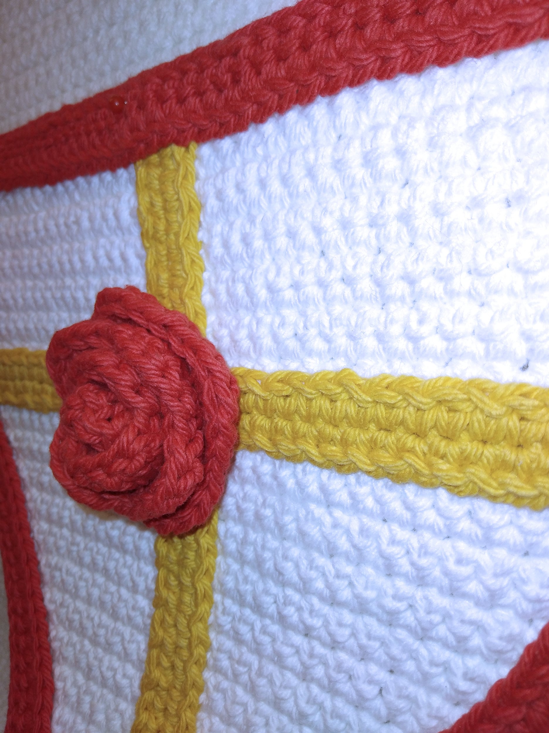 Rosicrucian Ritual Apron 3D Crochet - R+C Member Item Rose Cross AMORC ...