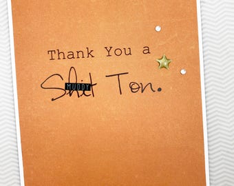 Sarcastic thank you | Etsy